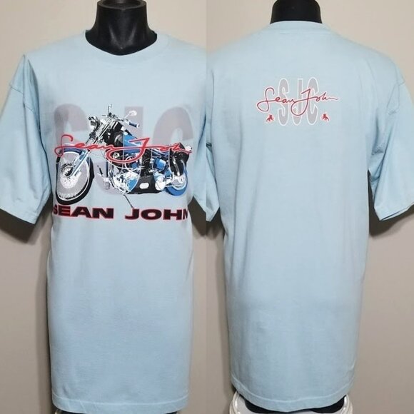 Sean John | Shirts | Vintage Sean John Tee Shirt Xl Y2k 9s Motorcycle ...